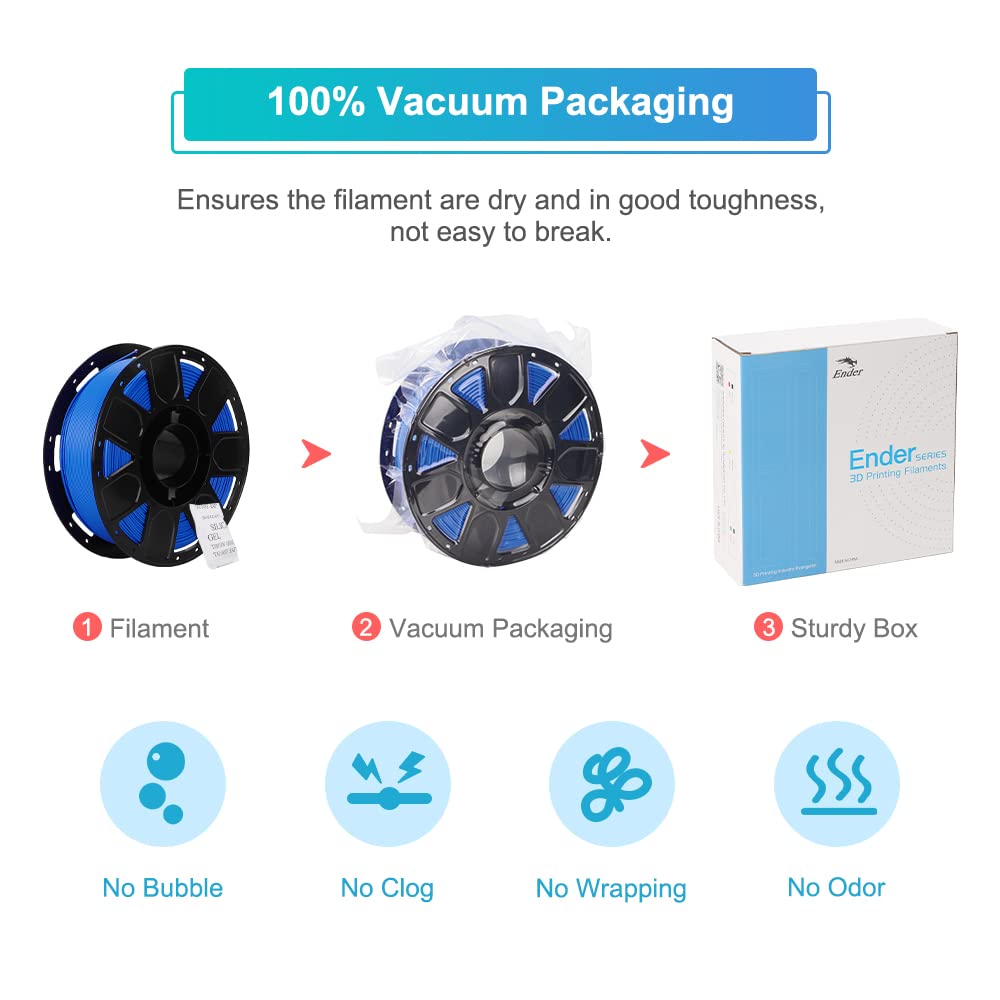Creality Official 3D Printer PLA Filament 1.75mm 1KG Blue