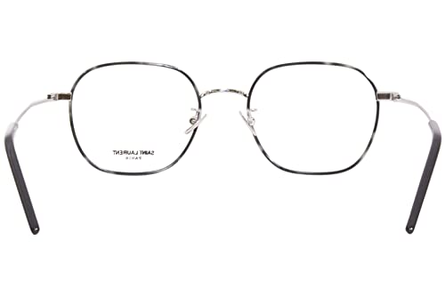 Saint Laurent SL 397/F 002 Silver Metal Square Eyeglasses 52mm