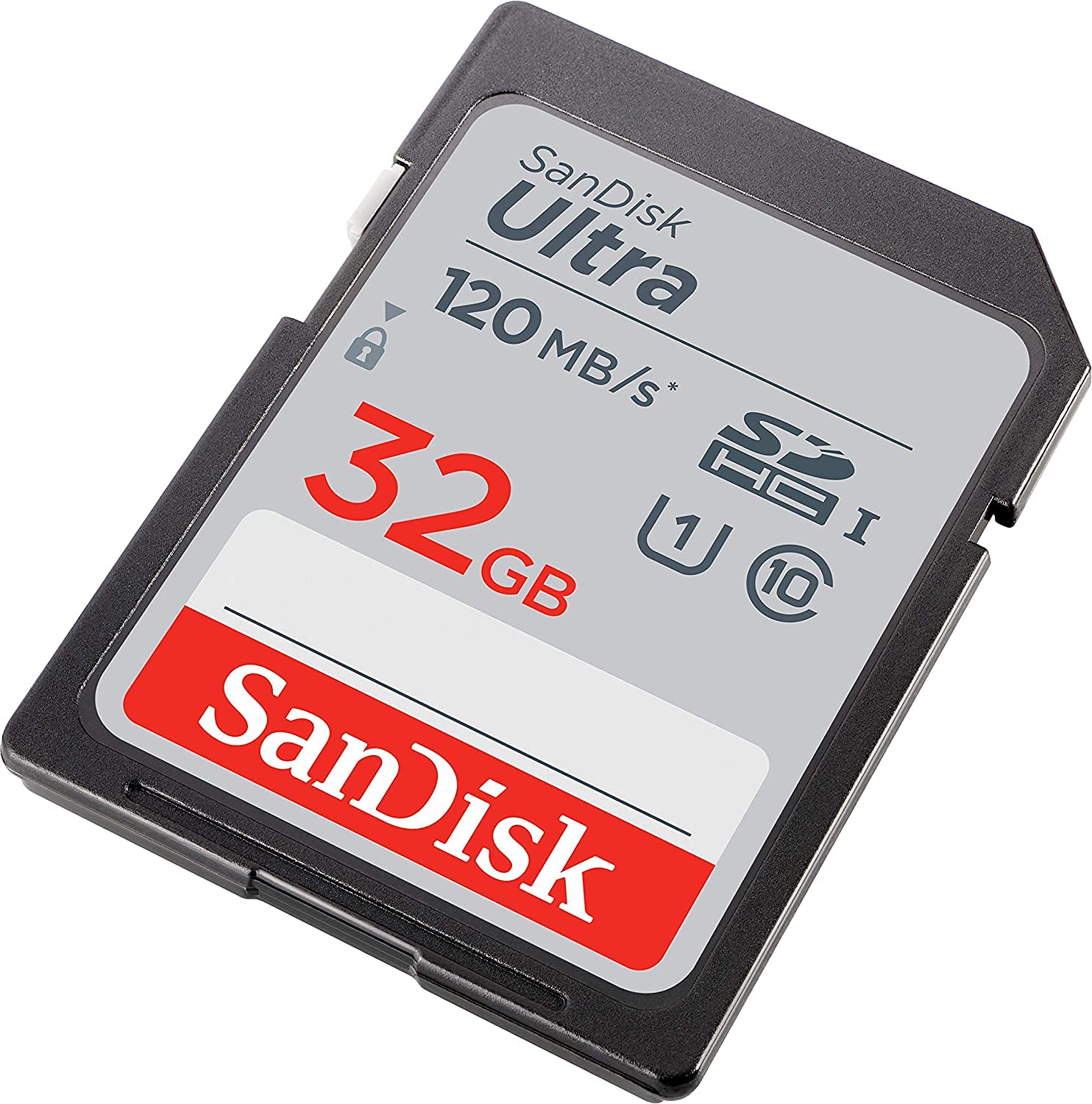 SanDisk 32GB SDHC SD Ultra Memory Card Class 10 Works with Sony Cyber-Shot DSC-W800, W830, W810 Digital Camera (SDSDUN4-032G-GN6IN) Bundle with 1 Everything But Stromboli Multi-Slot Card Reader