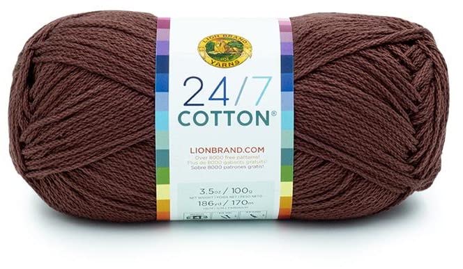 Lion Brand Yarn - 24/7 Cotton - 6 Skein Assortment (Autumn)