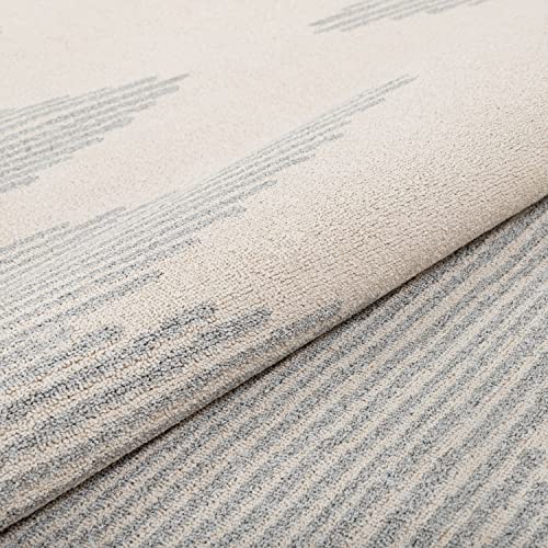 Well Woven Zella Grey Tribal Diamond Medallion (5'3" x 7'3") Area Rug