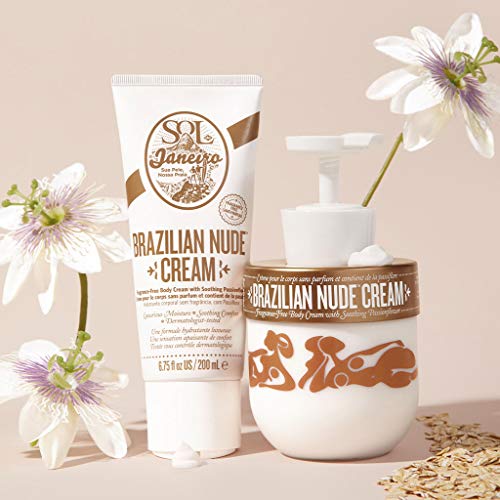 SOL DE JANEIRO Ultra Nourishing, Fragrance Free Brazilian Nude Body Cream 200mL/6.75oz