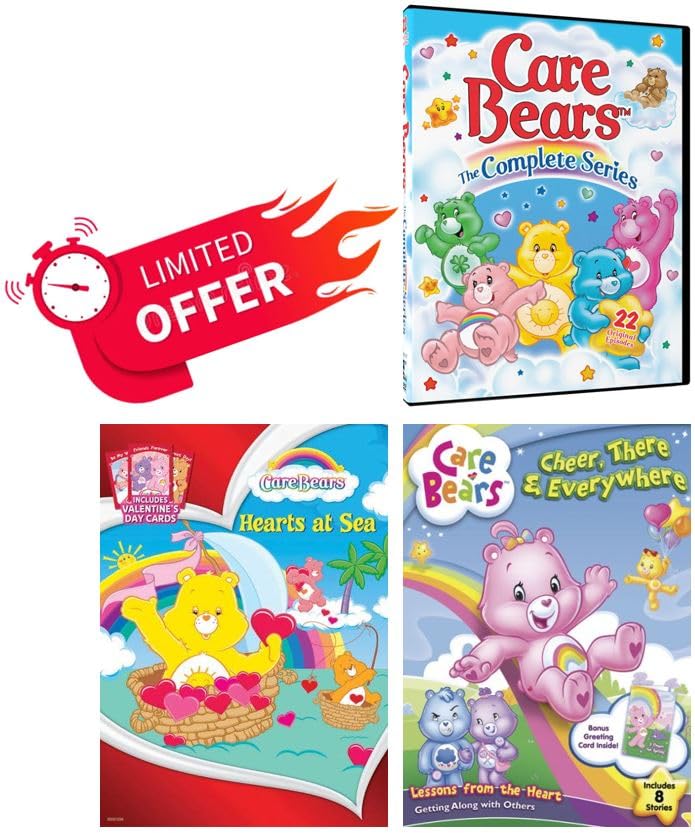 Ultimate Care Bears DVD Collection: Care Bears: The Complete Series (22 Original Episodes) / The Care Bears Heart at Sea / Care Bears, Cheer There and Everywhere [TV Series] Region 1/A