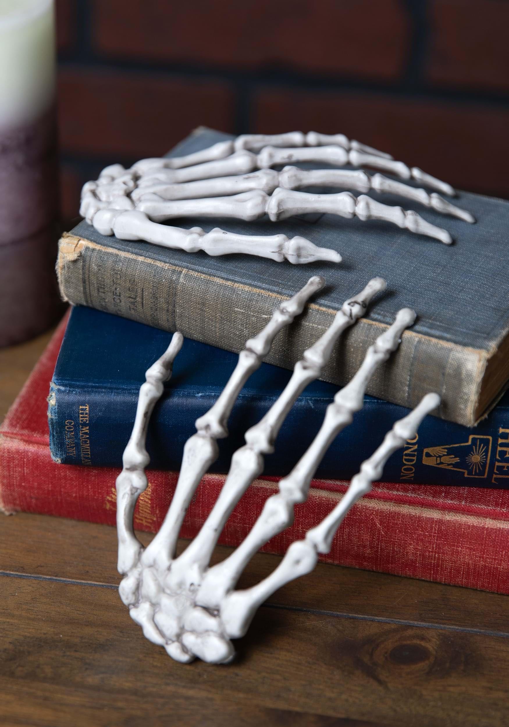 Fun Costumes Halloween Realistic Skeleton Hands Outdoor & Indoor Decoration, Life Size Scary Creepy Human Terror Scary Creepy Display