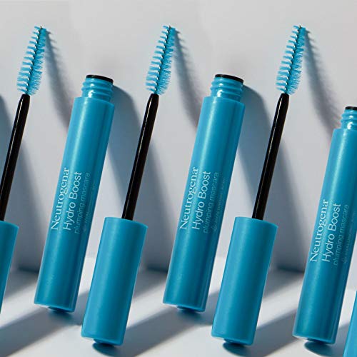 Neutrogena Hydro Boost Plumping Mascara Enriched with Hydrating Hyaluronic Acid, Vitamin E, and Keratin for Dry or Brittle Lashes, Black/Brown 03.21 oz