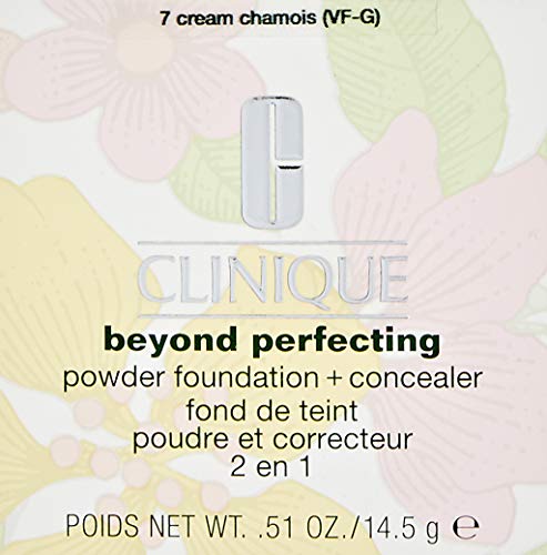 Clinique Beyond Perfecting Foundation + Concealer # 7 Cream (VF-G), 0.51 Ounce