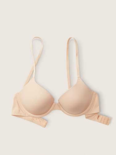 Victoria's Secret Pink Wear Everywhere T-Shirt Lightly-Lined Bra, Beige, 34B