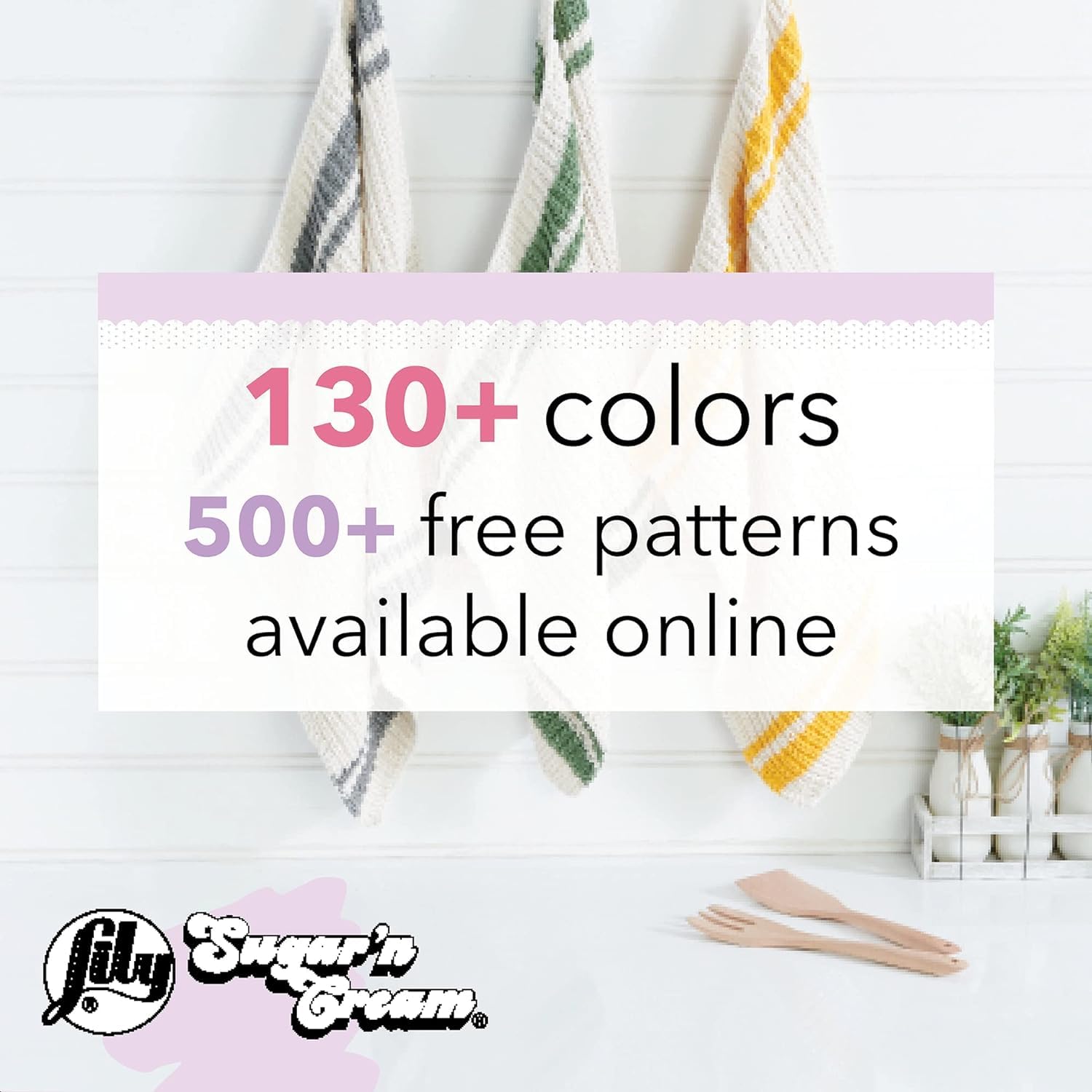 Lily Sugar N Cream Cones Yellow Yarn - 1 Pack of 14oz/400g - Cotton - #4 Medium - 706 Yards - Knitting/Crochet