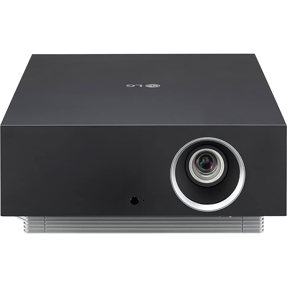 LG AU810PB 4K UHD 3840x2160 Smart Dual Laser CineBeam Projector Bundle with Premium 4 YR CPS Enhanced Protection Pack, Minolta 120" Screen, 2X Deco Gear HDMI Cable and Microfiber Cloth