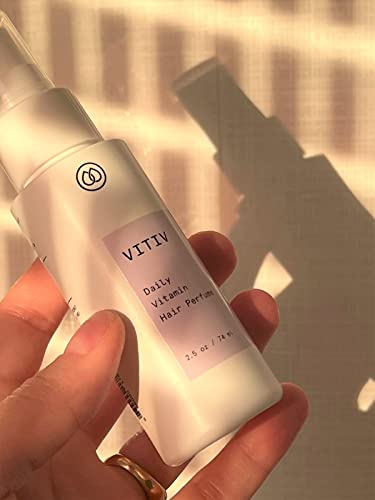 VITIV Daily Vitamin Hair Perfume - Long lasting fragrance that refreshes hair, neutralizes odors, all while providing shine, softness & hydration 2.5oz