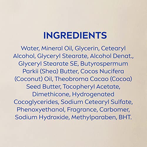 NIVEA Cocoa Butter Body Cream with Deep Nourishing Serum, Cocoa Butter Cream for Dry Skin, 16 Ounce Jar