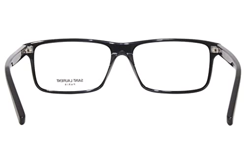 Saint Laurent SL483 004 Eyeglasses Men's Black Full Rim Rectangle Shape 58mm