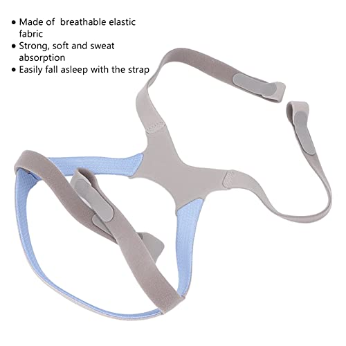 Folanda CPAP Mask Headgear Strap, Universal CPAP Headgear Strap Replacement for Mirage FX/ResMed S9/S10 Nasal Guard, Elastic Breath Machine Head Band, Full Mask Replacement Part, CPAP Supplies