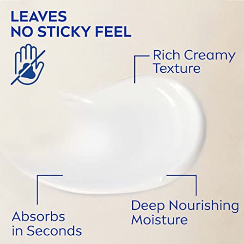 NIVEA Cocoa Butter Body Cream with Deep Nourishing Serum, Cocoa Butter Cream for Dry Skin, 16 Ounce Jar