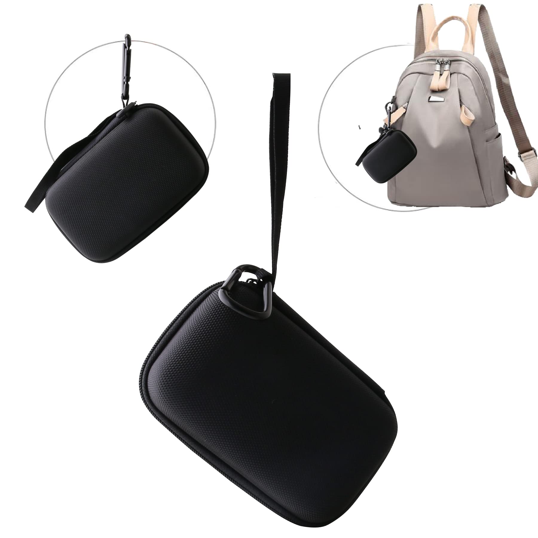 WERJIA Hard Carrying Case Compatible with Sony ZV-1F/ZV-1/ZV-1 II Digital Camera (small)
