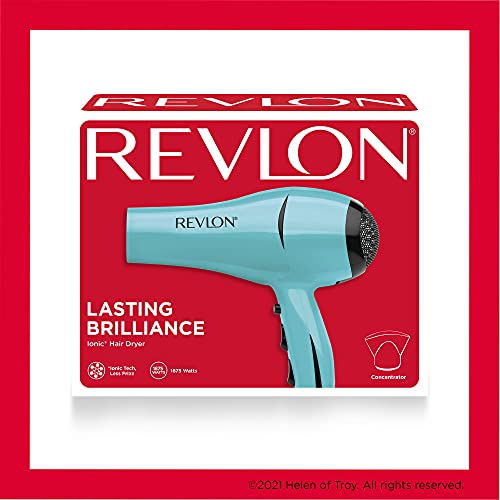 Revlon 1875W Lightweight Hair Dryer | For Easy Smooth Styling (Mint)