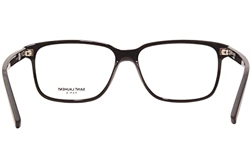 SAINT LAURENT SL-458 004 Eyeglasses Men's Black/Silver Full Rim Square 58mm