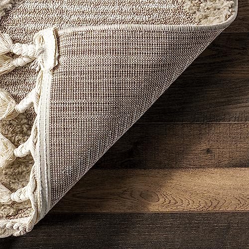 nuLOOM Marissa Trellis 5x8 Area Rug for Living Room Bedroom Dining Room Kitchen, Beige/Ivory
