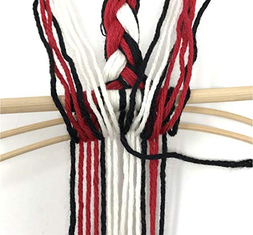 Traditional Craft Kits Finger Weaving Kit - Chevron - Arts & Crafts for Adults and Kids - Beginner Weaving Kit - Complete Craft Kit with Weaving Tools and Yarn