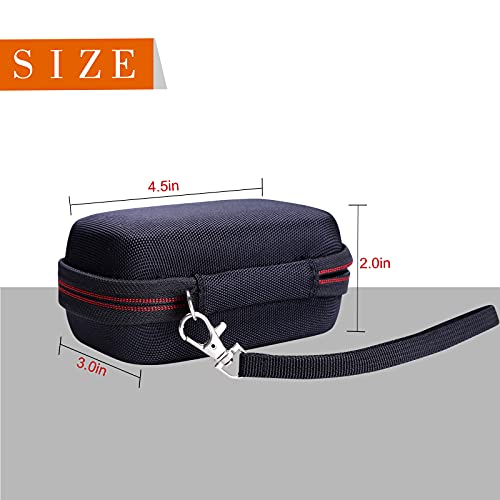 L LTGEM Hard Carrying EVA Case for Canon PowerShot ELPH 360/180/190 Digital Camera or Sony DSCW800/Cyber-Shot DSCW810/DSCW830 Digital Camera (Black)