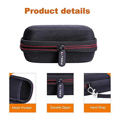 L LTGEM Hard Carrying EVA Case for Canon PowerShot ELPH 360/180/190 Digital Camera or Sony DSCW800/Cyber-Shot DSCW810/DSCW830 Digital Camera (Black)