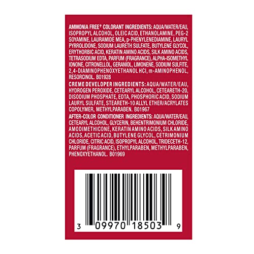 Permanent Hair Color by Revlon, Permanent Black Hair Dye, Colorsilk with 100% Gray Coverage, Ammonia-Free, Keratin and Amino Acids, Black Shades, 11 Soft Black (Pack of 3)