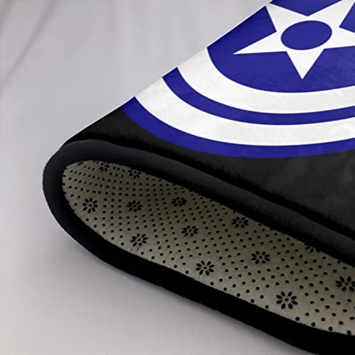 Air Force Master Sergeant 1st SGT Diamond Rank Area Rug Living Room Bedroom Kitchen Sofa Bedside Carpet Floor Mats 36"X24"