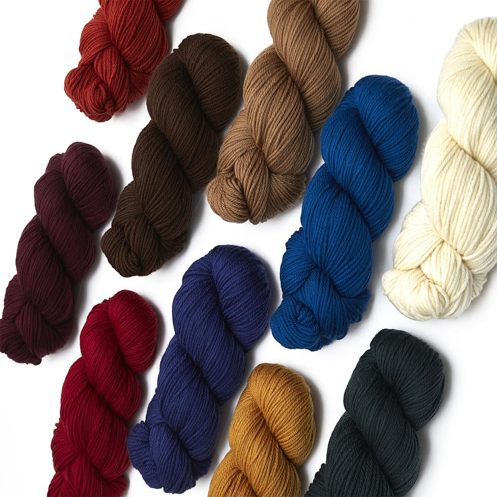 Meriwash - 100% Superwash Merino Wool Yarn 100 Grams Hank DK Weight - Sourced Directly from Peru - Heavenly Soft and Perfect for Knitting and Crocheting (Petrol Blue)