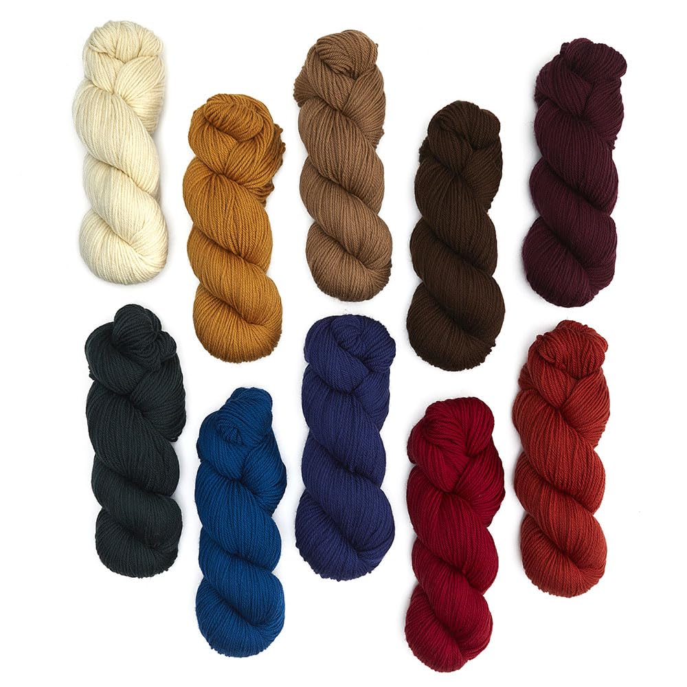 Meriwash - 100% Superwash Merino Wool Yarn 100 Grams Hank DK Weight - Sourced Directly from Peru - Heavenly Soft and Perfect for Knitting and Crocheting (Petrol Blue)