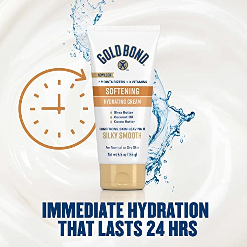 Gold Bond Ultimate Softening Skin Therapy Lotion, 5.5 oz. (Pack of 4), With Shea Butter for Rough & Dry Skin
