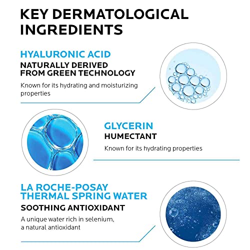 La Roche-Posay HydraphaseHA Light Face Moisturizer, Hyaluronic Acid Face Moisturizer with 72HR Hydration, Oil Free & Non-Comedogenic, 50 MLÂ , 1.69 fl. oz.