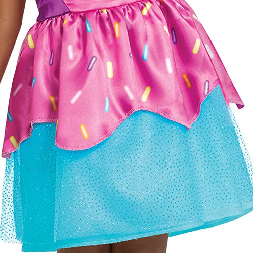 Cakey Cat Costume for Kids, Official Gabby's Dollhouse Costume and Cat Ears Headband, Toddler Size Medium (3T-4T)