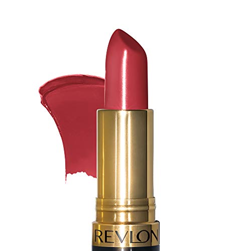 Revlon Super Lustrous Lipstick, High Impact Lipcolor with Moisturizing Creamy Formula, Infused with Vitamin E and Avocado Oil in Berries, Wine With Everything (525) 0.15 oz