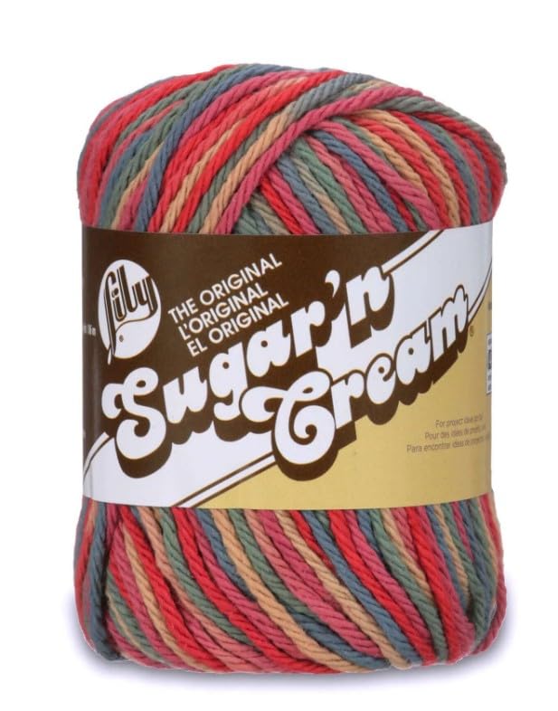 Lily Sugar 'n Cream Yarn - 100% Cotton - Assortment (Red Barn)