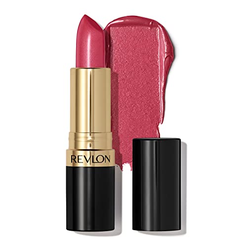 Revlon Super Lustrous Lipstick, High Impact Lipcolor with Moisturizing Creamy Formula, Infused with Vitamin E and Avocado Oil in Berries, Wine With Everything (525) 0.15 oz