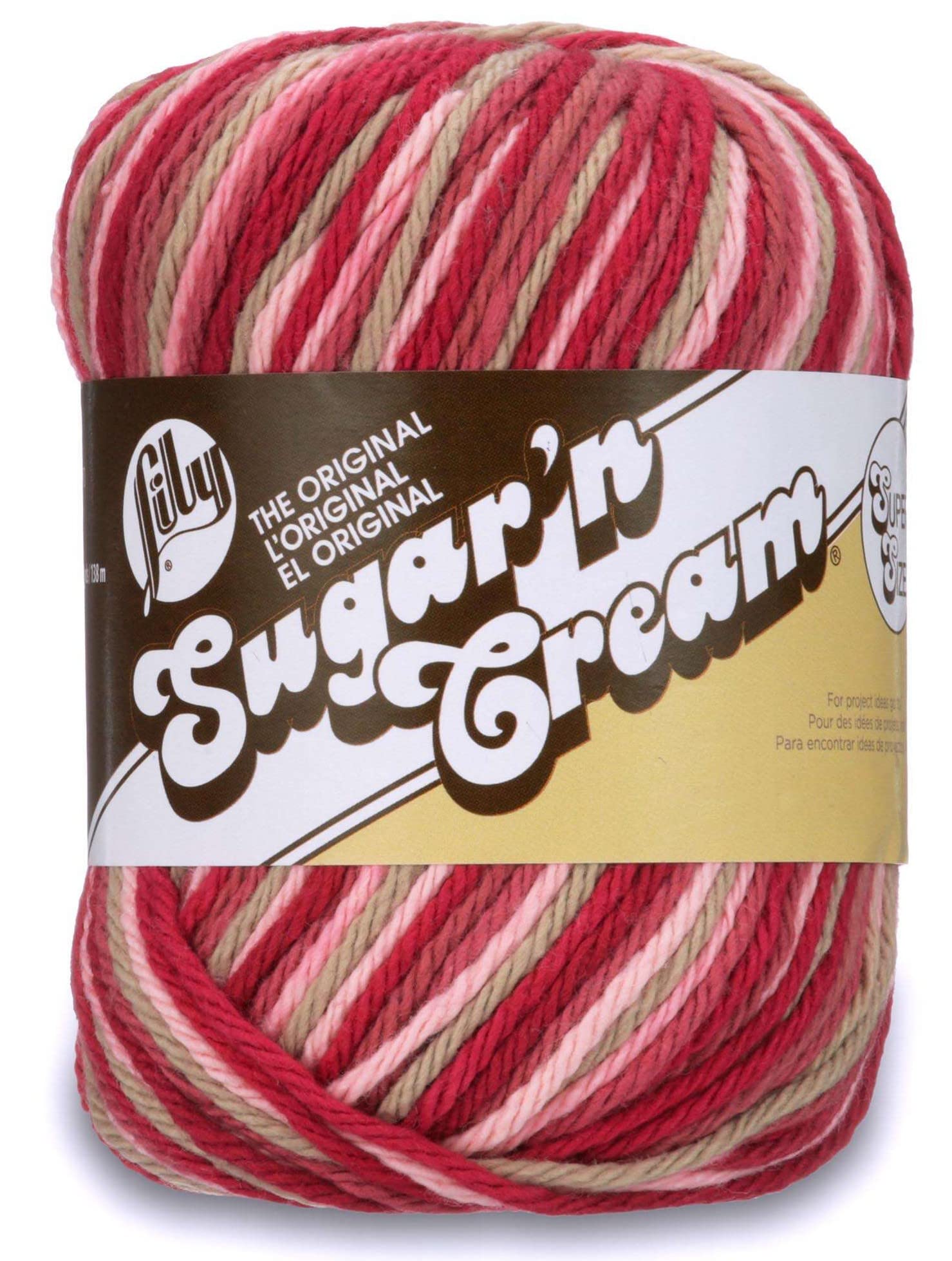 Lily Sugar 'n Cream Yarn - 100% Cotton - Assortment (Red Barn)