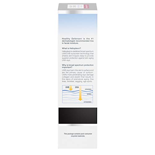 Neutrogena Healthy Defense Daily Moisturizer with SPF 50 and Vitamin E, Lightweight Face Lotion with SPF 50 Sunscreen and Antioxidants, Vitamin C & Vitamin E, 1.7 fl. oz (Pack of 2)