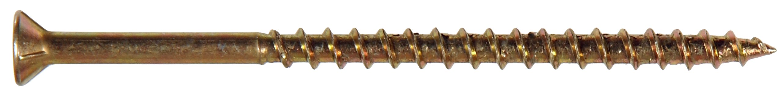 The Hillman Group 47390 8 x 1 3/4 All Purpose Wood Screw Dual Torq Drive , yellow