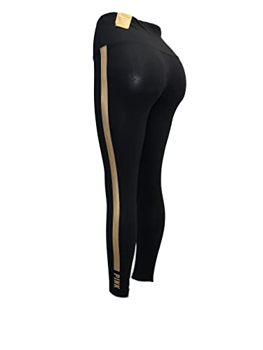 Victoria's Secret Pink Active High Waist Full Length Cotton Legging Black Size X-Small New