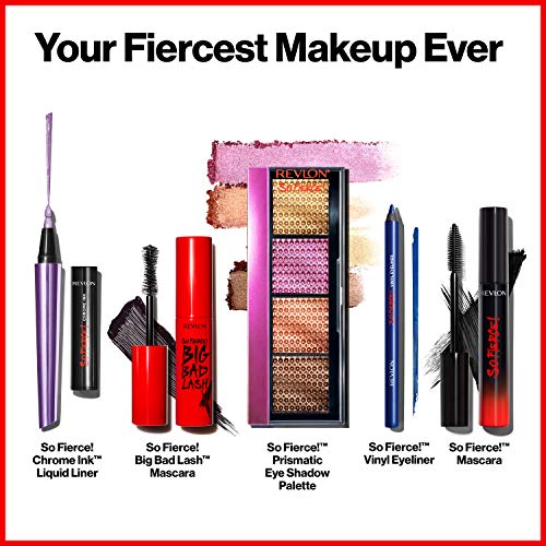 Eyeshadow Palette by Revlon, So Fierce Prismatic Eye Makeup, Ultra Creamy Pigmented in Blendable Matte & Pearl Finishes, 965 Tantrum, 0.21 Oz