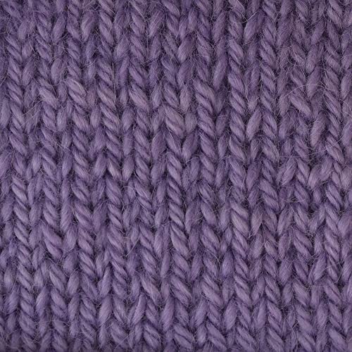 100% Baby Alpaca Yarn Wool 100g Hank Bulky Weight Hand Dyed Made in Peru - Heavenly Soft and Perfect for Knitting and Crocheting (Lavender, Bulky Hand Dyed - 100g Hank)