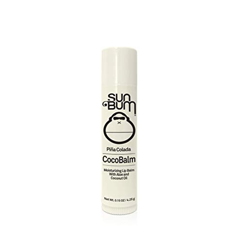 Sun Bum PiƱa Colada Cocobalm | Hydrating Lip Balm with Aloe |Paraben Free, Silicone Free, | 0.15oz Stick (20-48058)