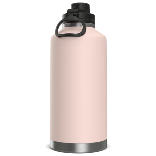 Hydrapeak 72 oz Large Insulated Water Bottle, Leak Proof Water Bottle for Hot & Cold Liquid, 72oz Water Bottles, Water Jug, Stainless Steel (Seashell)