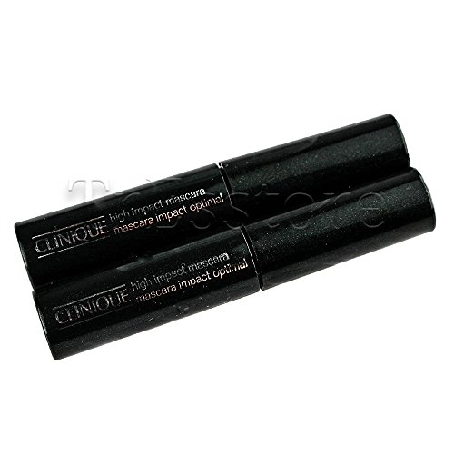Clinique High Impact Mascara, Black, set of 2 Travel Size .14oz/4g each