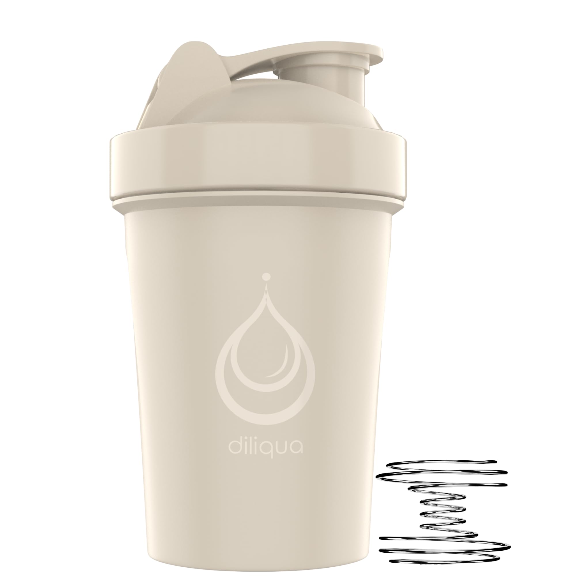 diliqua -4 PACK- 20 oz Shaker Bottles for Protein Mixes | BPA-Free & Dishwasher Safe | 4 small protein shaker bottle | Shaker Cups for protein shakes | Blender Shaker Bottle Pack