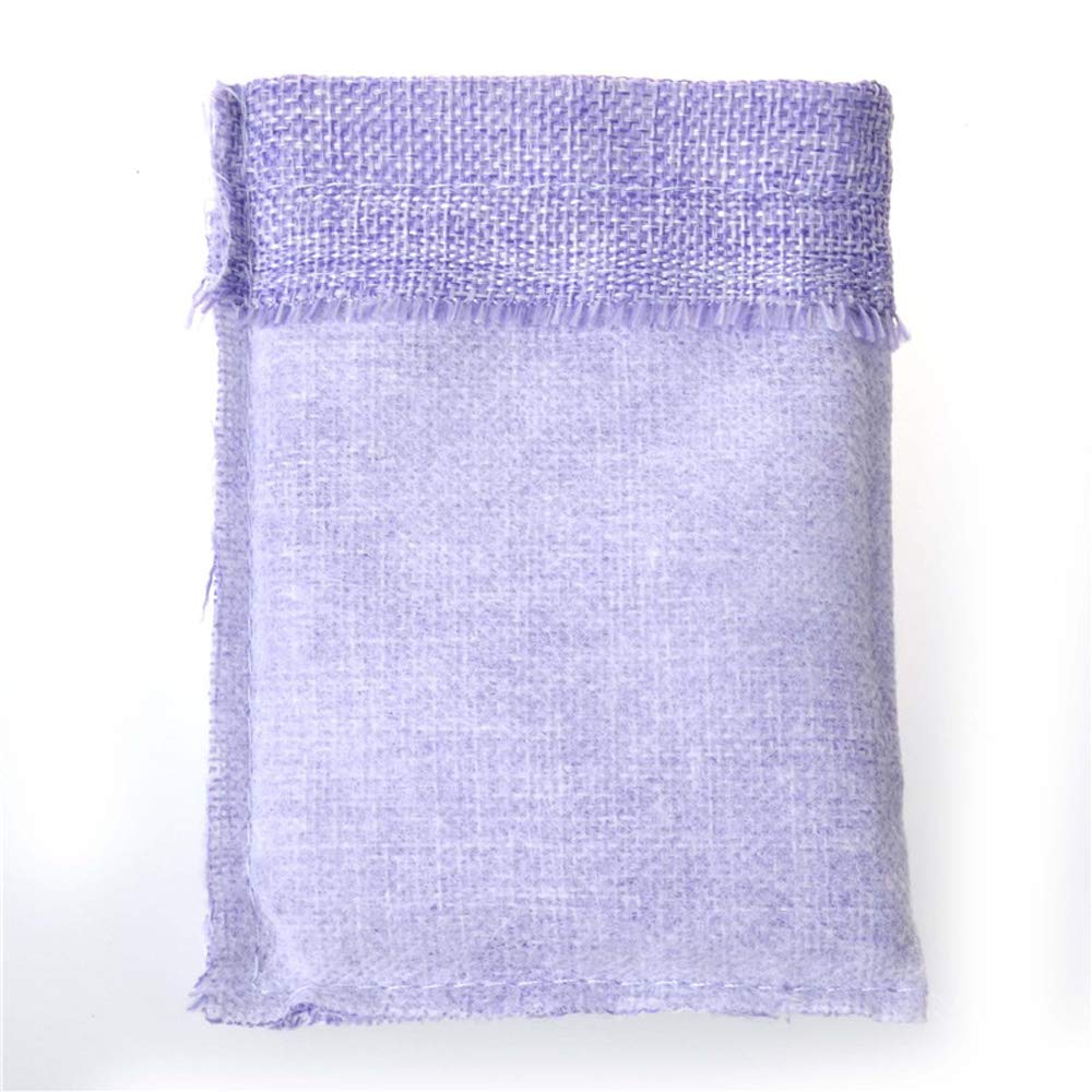 Tvoip 30Pack Burlap Bags with Drawstring Gift Bags Jewelry Pouch for Wedding Party and DIY Craft (Light Purple, 4 x 5.5 Inch)