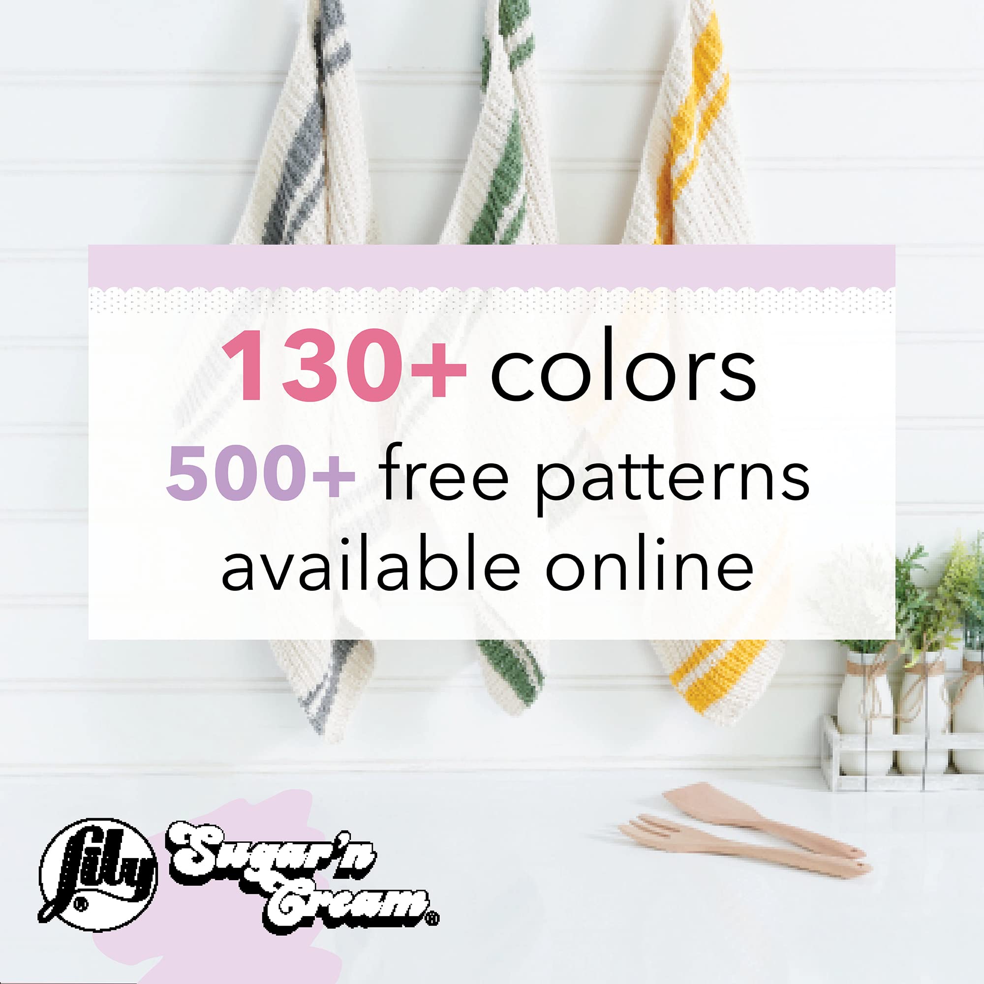 Lily Sugar'N Cream Strawberry Yarn - 6 Pack of 57g/2oz - Cotton - 4 Medium (Worsted) - 95 Yards - Knitting/Crochet