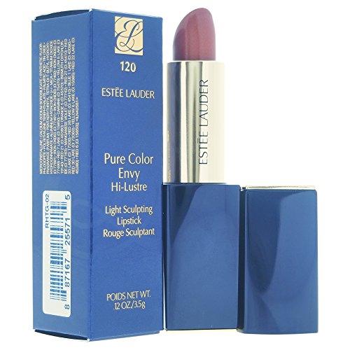 Estee Lauder Pure Color Envy HiLuster Light, No. 120 Naked Ambition, A medium coverage sculpting lipstick, 0.12 Ounce