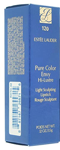 Estee Lauder Pure Color Envy HiLuster Light, No. 120 Naked Ambition, A medium coverage sculpting lipstick, 0.12 Ounce