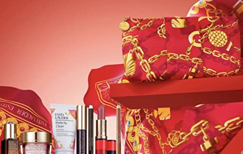 Estee Lauder 2021 8pcs Lift & Hydrate System Set Includes Resilience Multi-Effect Creme SPF 15, Advanced Night Repair Serum (Worth over $140!)